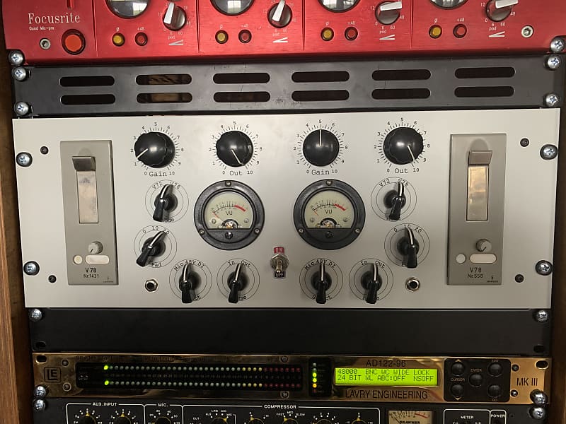 Telefunken / Siemens V78 (Pair Tube Mic Preamp) | Reverb