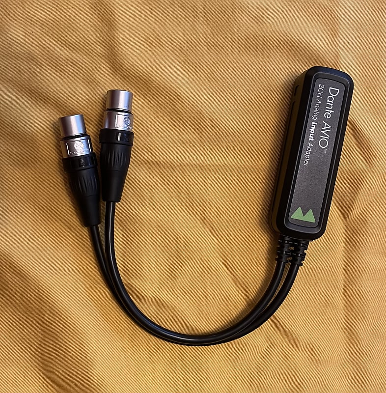AUDINATE Dante AVIO 2 channel analog input adapter | Reverb