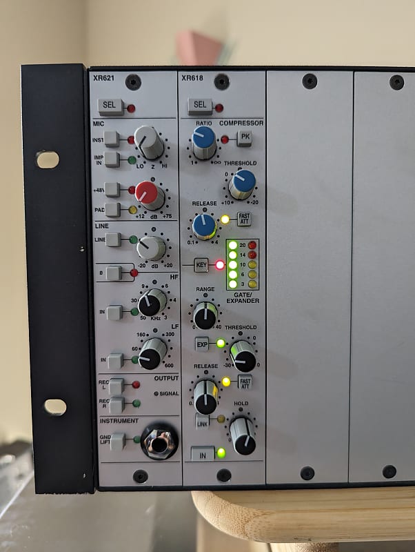Solid State Logic X-Rack w/XR621 Mic Pre and XR618 Compressor | Reverb