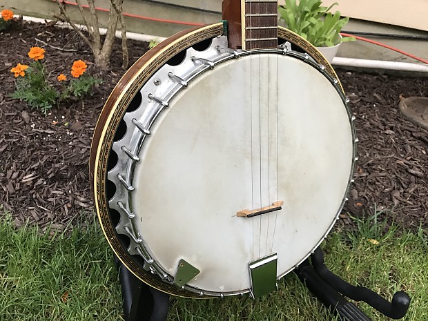 Vintage Penco 4-String Resonator Banjo | Reverb