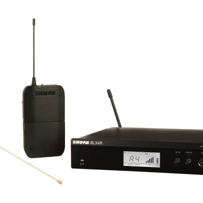 Shure BLX14R/MX53 Wireless Rack-mount Presenter System with | Reverb