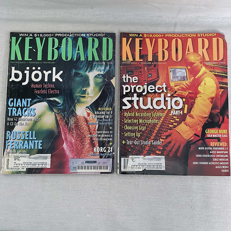 Keyboard Magazine 1998 - Complete - Björk, David Arnold, | Reverb