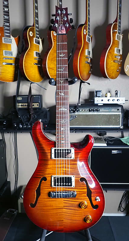 One owner PRS Hollowbody II 10-Top circa 1990. Excellent | Reverb