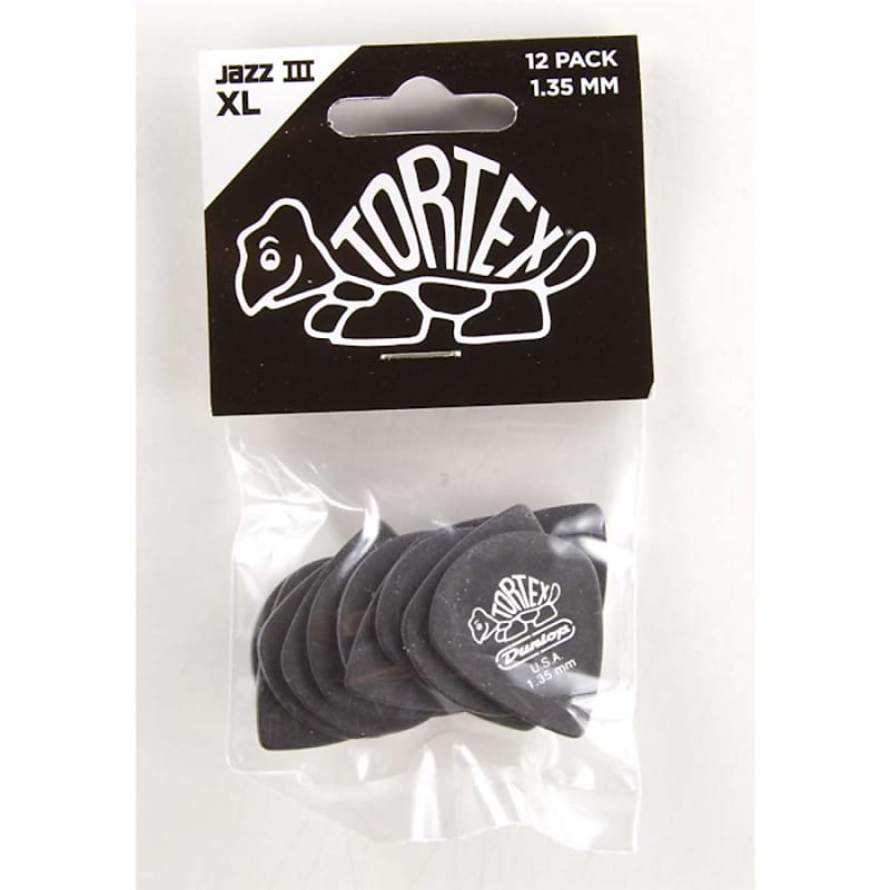 Dunlop 498P1.35 TORTEX JAZZ III XL, 1.35MM | Reverb Australia