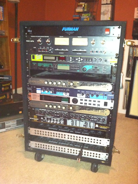 digitech GFX1 Twin Tube effects unit rack 1991 Puke green and | Reverb