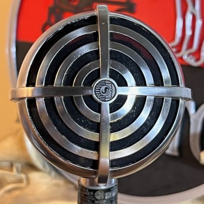 Vintage 1960's SHURE 55AS Microphone, working great w/stand & | Reverb