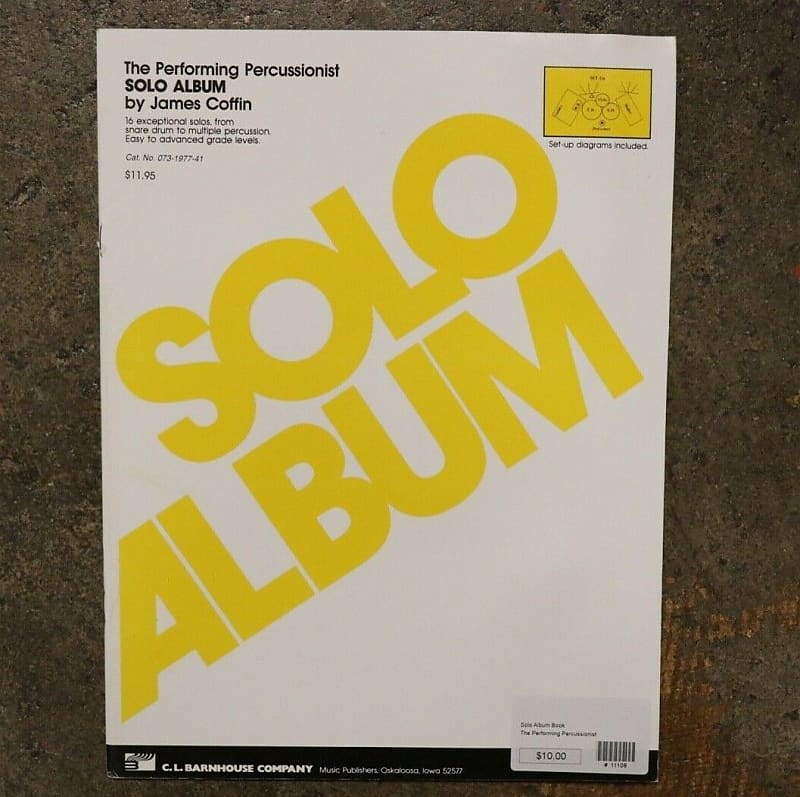 SOLO Album: The Performing Percussionist" by James Coffin | Reverb