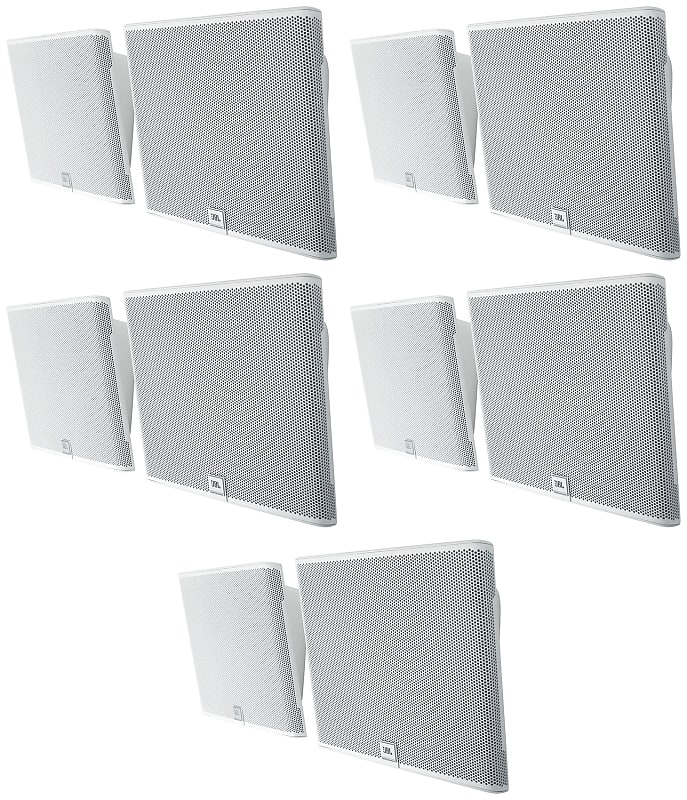 (10) JBL SLP12/T--WH White Low-Profile On Wall Mount 3" 70v | Reverb