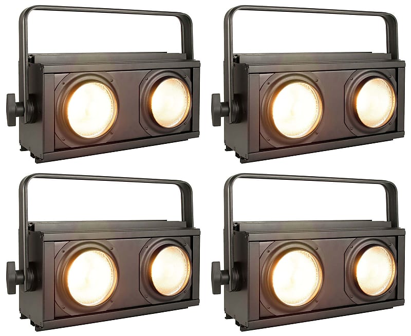 (4) American DJ ADJ ENCORE BURST 200 COB Dual Lens LED DMX | Reverb