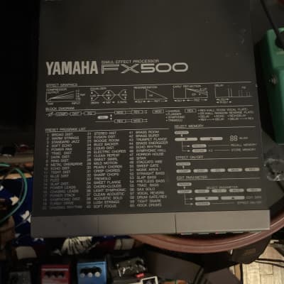 Yamaha FX500 - Slowdive Shoegaze Rack Effects Unit | Reverb