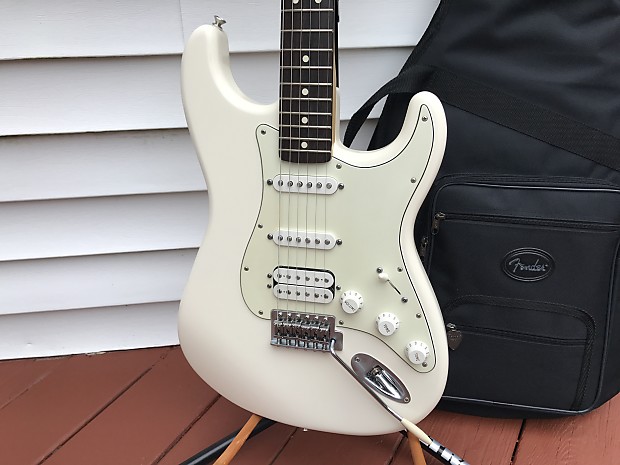 2011 MIM Fender HSS "Fat Strat" Stratocaster Electric Guitar | Reverb