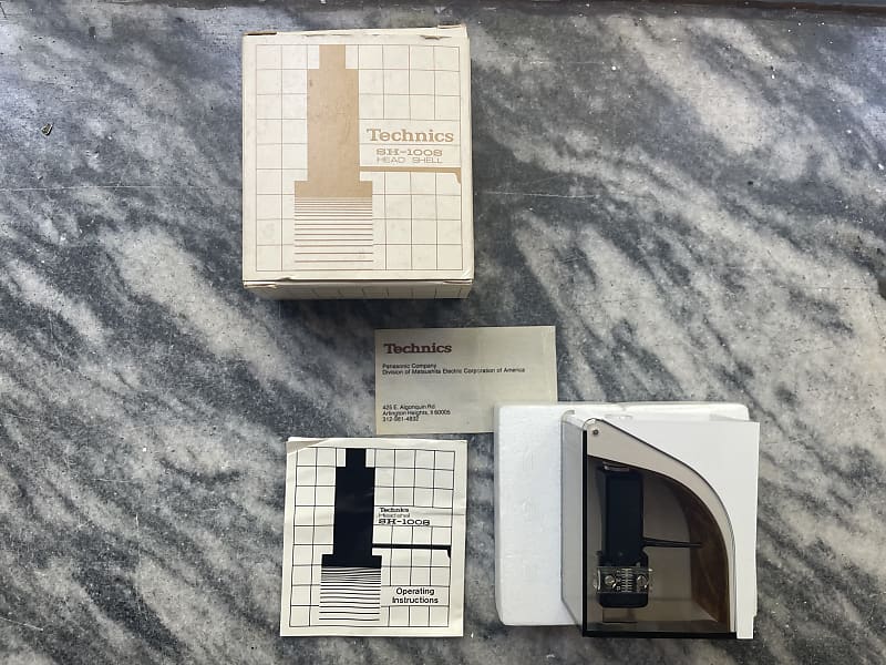 Technics EPA-100 Headshell SH-100S w/Shure M91E | Reverb