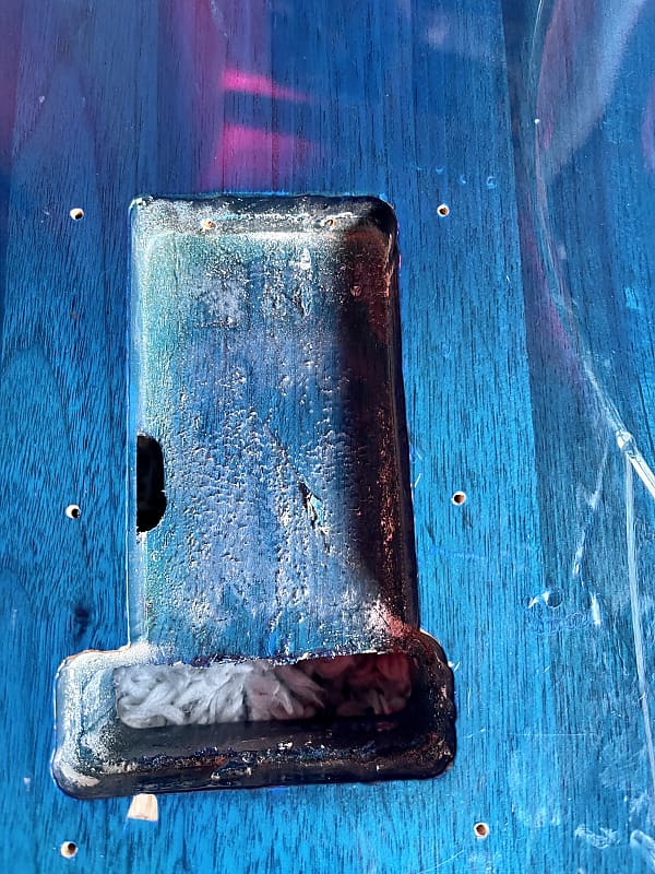 Unknown Stratocaster Blue stain | Reverb