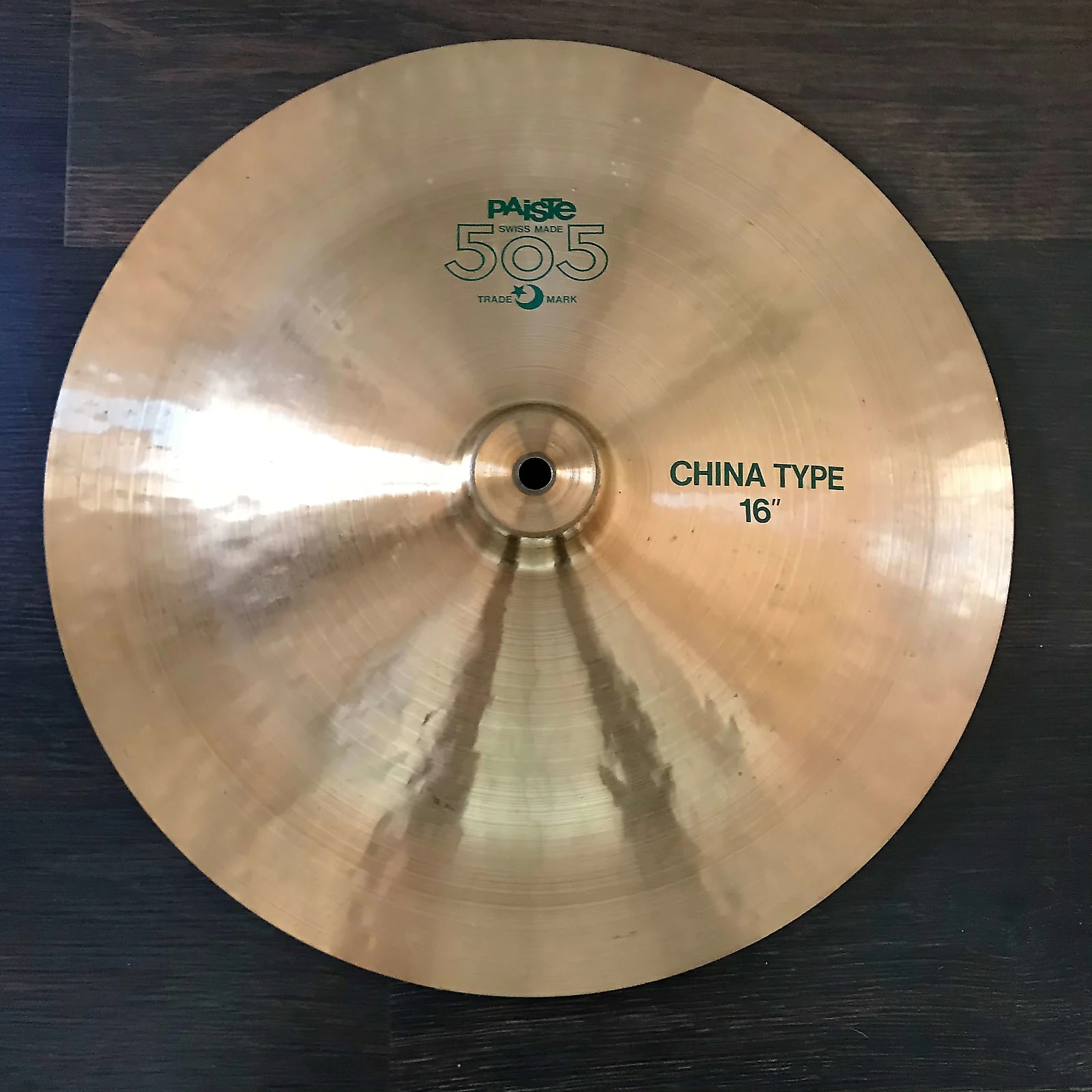 Paiste 16" 505 "Green Label" China Type Cymbal | Reverb Canada