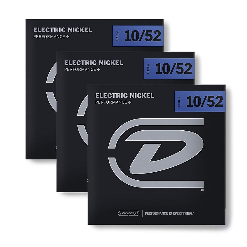 3 Sets Of Electric Guitar Strings 10-52 | Reverb