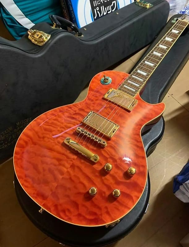 Edwards (ESP) Les Paul E LP 92SD/MQ - Quilted Mapletop | Reverb