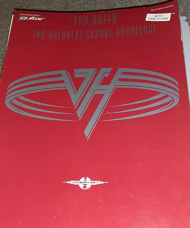 VAN HALEN - FOR UNLAWFUL CARNAL KNOWLEDGE - GUITAR TAB BOOK | Reverb