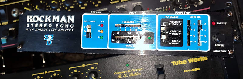 Vintage Rockman Stereo echo guitar effects modul made in the | Reverb