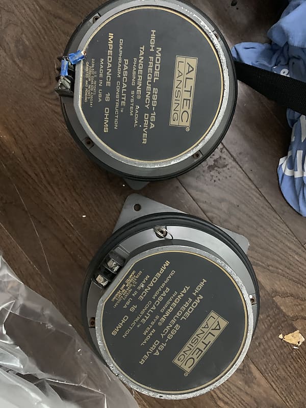 ALTEC ALTEC LANSING 299 16A 16OHM COMPRESSSION DRIVER PAIR | Reverb