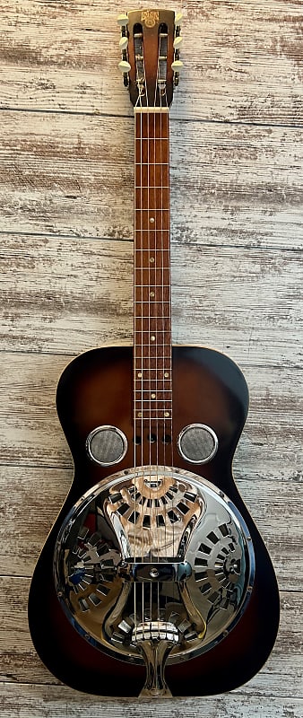 1986 Dobro 60 D Square Neck Resonator with Hardshell Case | Reverb