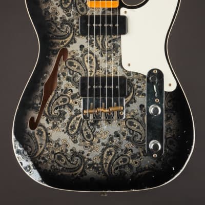 Fender Custom Shop Ltd Dual P90 Black Paisley Telecaster | Reverb