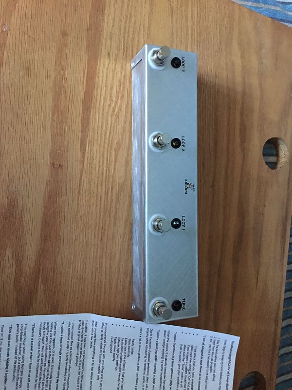 Loop Master 3 Looper w/Tuner Out (Strip) 2000s - Aluminum | Reverb