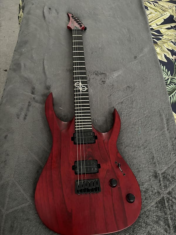 Solar Guitars A2.6TBR 2018 - Trans Blood Red Matte | Reverb UK