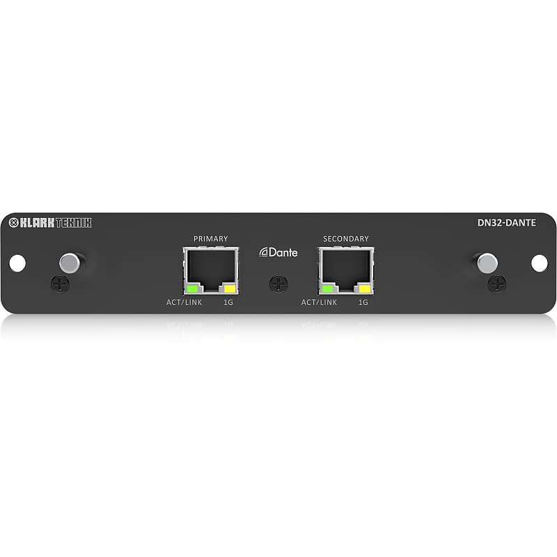 Klark Teknik DN32-DANTE Audinate Dante Expansion Module with | Reverb