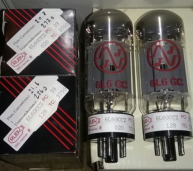 JJ Electronics PowerTube 6L6GC MATCHED PAIR | Reverb