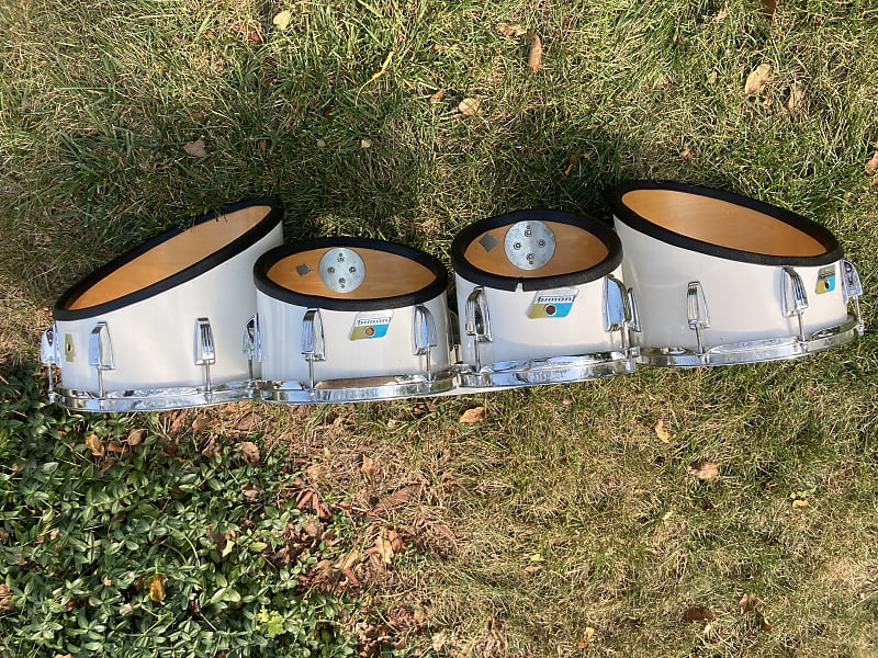 Ludwig Marching Quads 1980-? White | Reverb