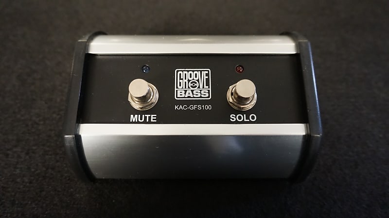 Groove Bass KAC-GFS100 Mute/Solo 2-Button Footswitch | Reverb
