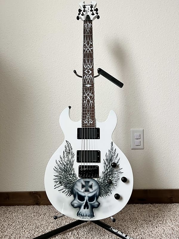 Schecter Diamond Series - devil Tribal early 2000's - Custom | Reverb