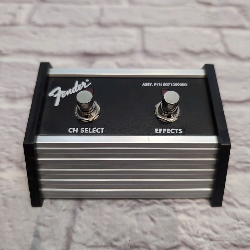 Fender 2-Button Footswitch Channel Select / Effects On-Off | Reverb
