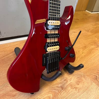 Bootlegger Absinthe Gen 2 Tremolo Burgundy Red Gloss Headless | Reverb