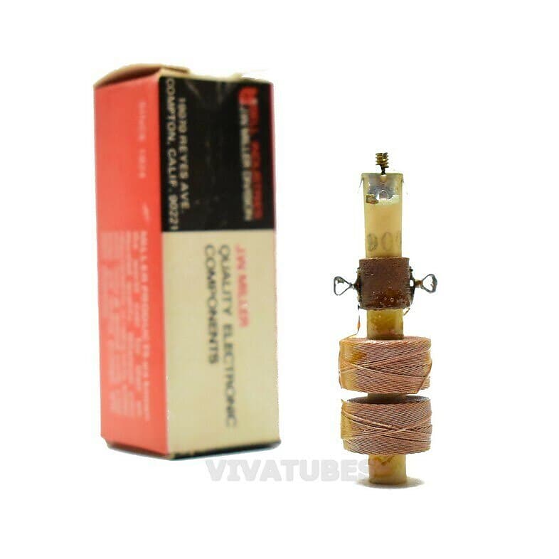 NOS NIB Miller 9006 12.0 mK-40.0 mH Adjustable R. F. Coil | Reverb