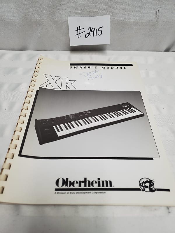 OBERHEIM ELECTRONICS XK MASTER MIDI KEYBOARD OWNERS | Reverb Canada