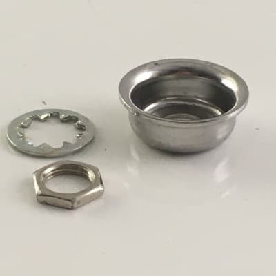 Chrome Relic Fender Relic Tele Output Jack Cup Guitar Pro | Reverb UK