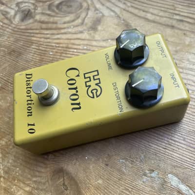 Vintage rare 1970s Coron Distortion 10 guitar pedal made in | Reverb