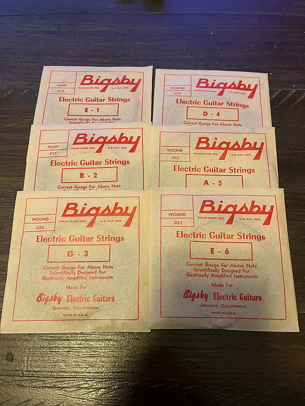 Bigsby Guitar String Set 50s | Reverb