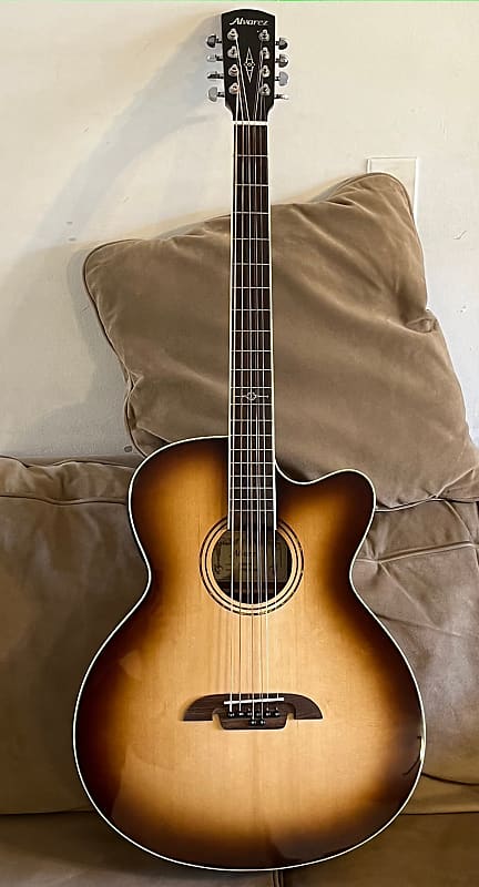 Alvarez 8-string Baritone guitar ABT60CE-8SHB | Reverb