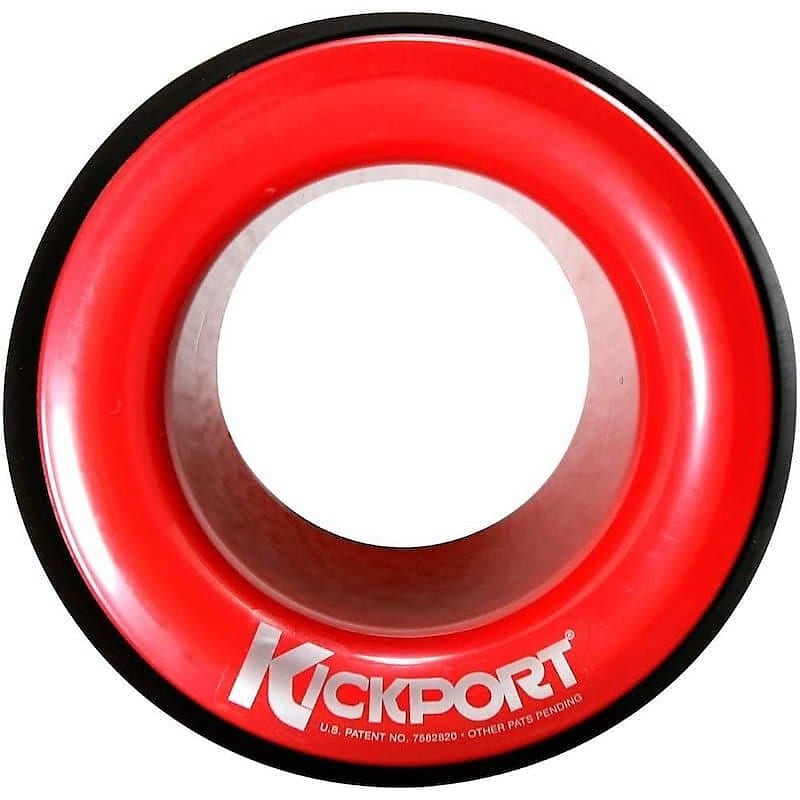 Kickport Sonic Enhancement Bass Drum Port Insert Red | Reverb
