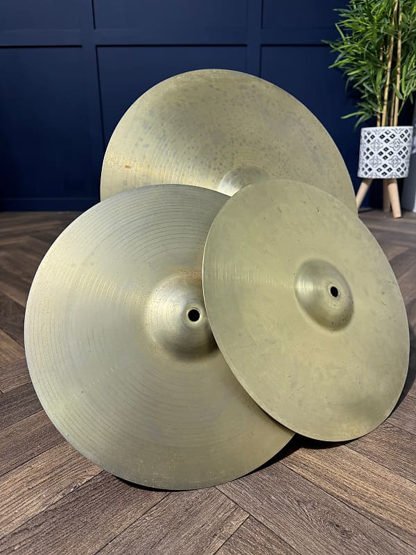 Beginners Cymbal Set x3 Crash/Ride/Hi-Hats / Drum Accessory | Reverb