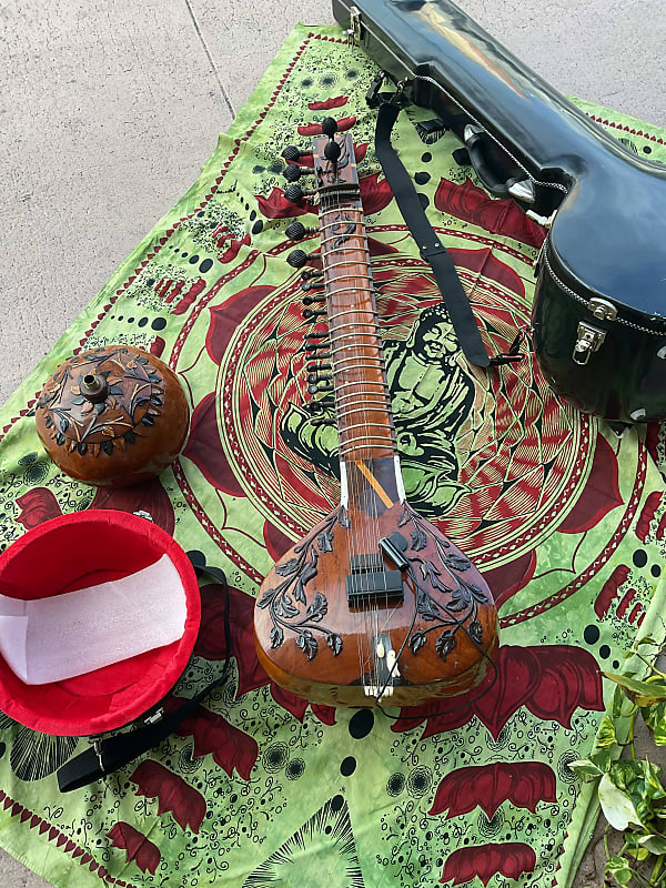 R.A. SITARMAKER Concert Sitar w/ Fiberglass Cases | Reverb