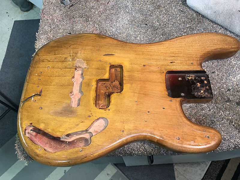 Fender Pre Cbs Vintage Precision P Bass Body 1962 Project 1 Reverb