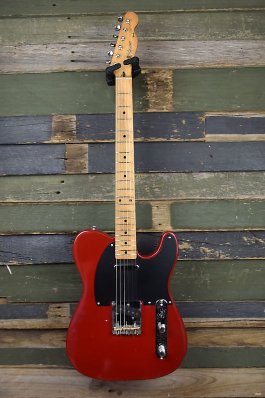 Squier STL-33 silver series telecaster 1992 - Red | Reverb