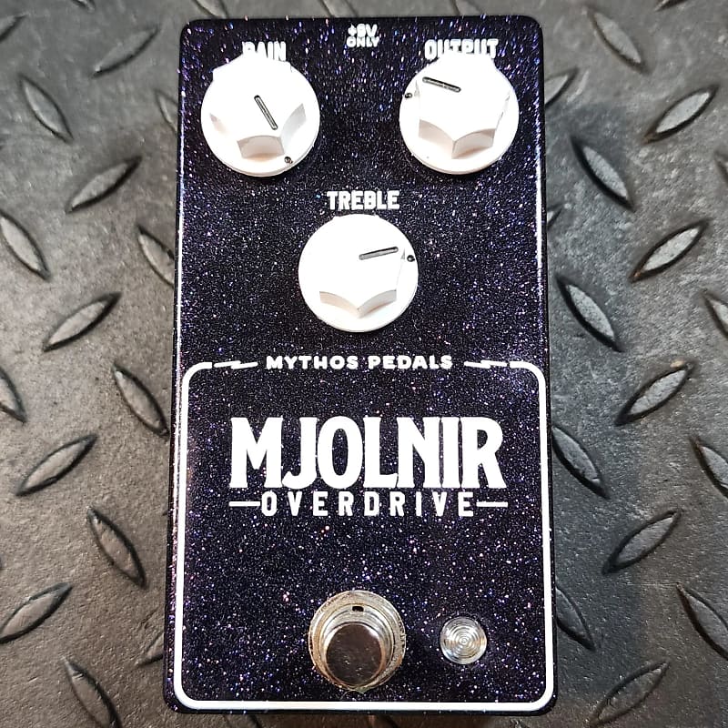 Mythos Pedals Germanium Mjolnir Overdrive Purple Sparkle | Reverb