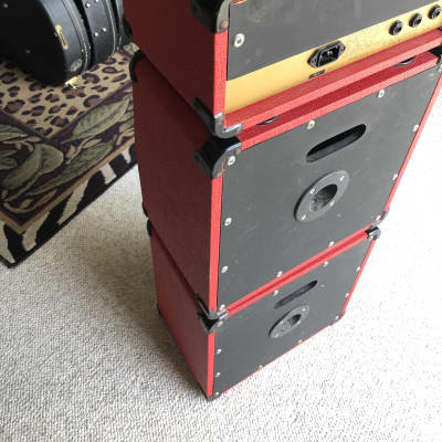 RARE!, Vintage 1980's Red Marshall Mini Stack, Lead 12 3005 | Reverb