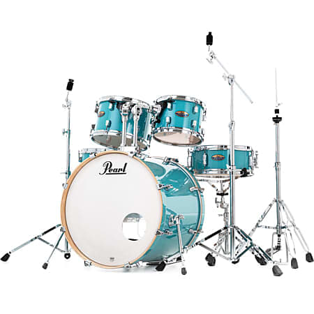 Pearl Decade Maple 20" Ice Mint 5 Piece Drum Kit including | Reverb UK