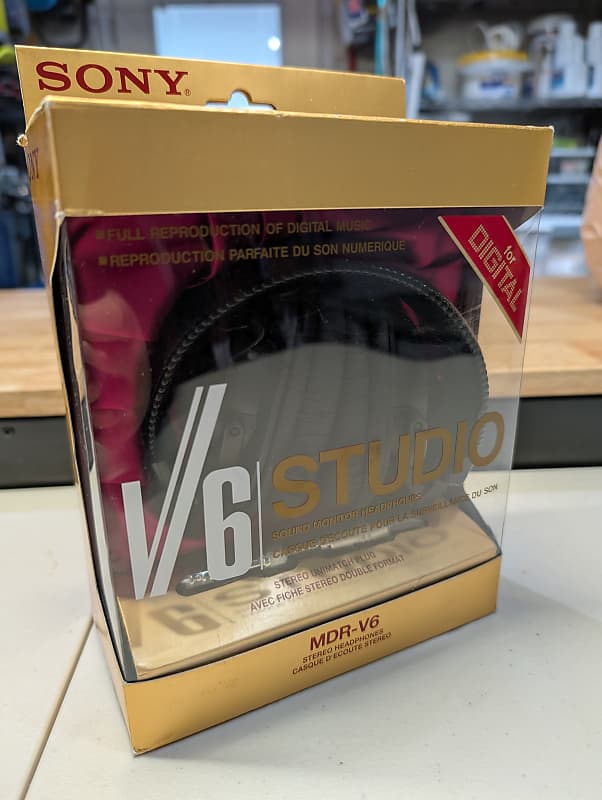 Sony MDR-V6 Studio Monitor Stereo Headphones - Brand New NIB | Reverb