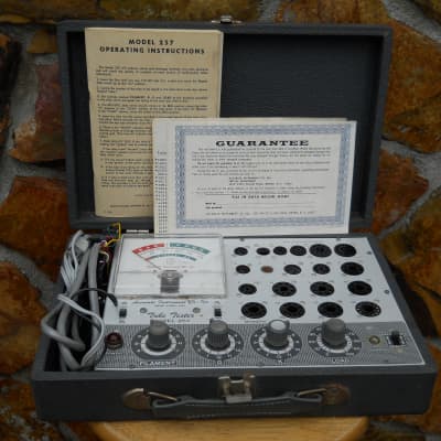 Vintage Tube Tester Accurate Instrument Model 257 With All | Reverb